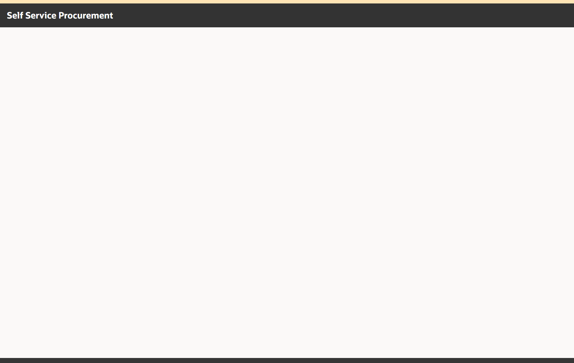 Blank screen on new self service procurement for some users — Cloud ...