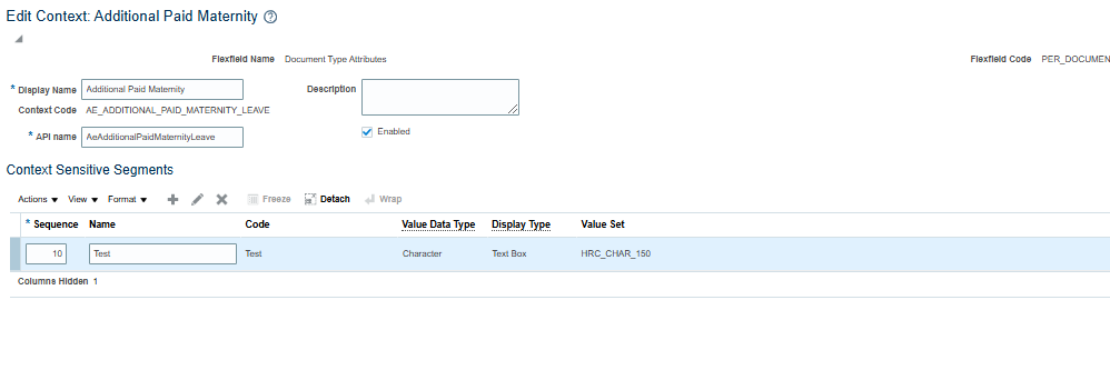 Default value of context segment does not show the new context in document type — Cloud Customer ...