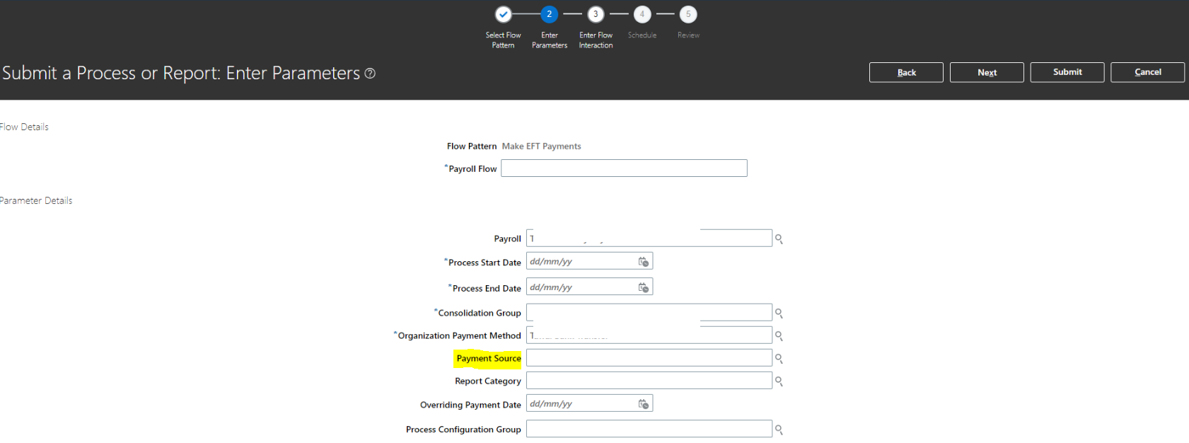 Purpose of Payment Source Field in Make EFT Payments Process — Cloud ...
