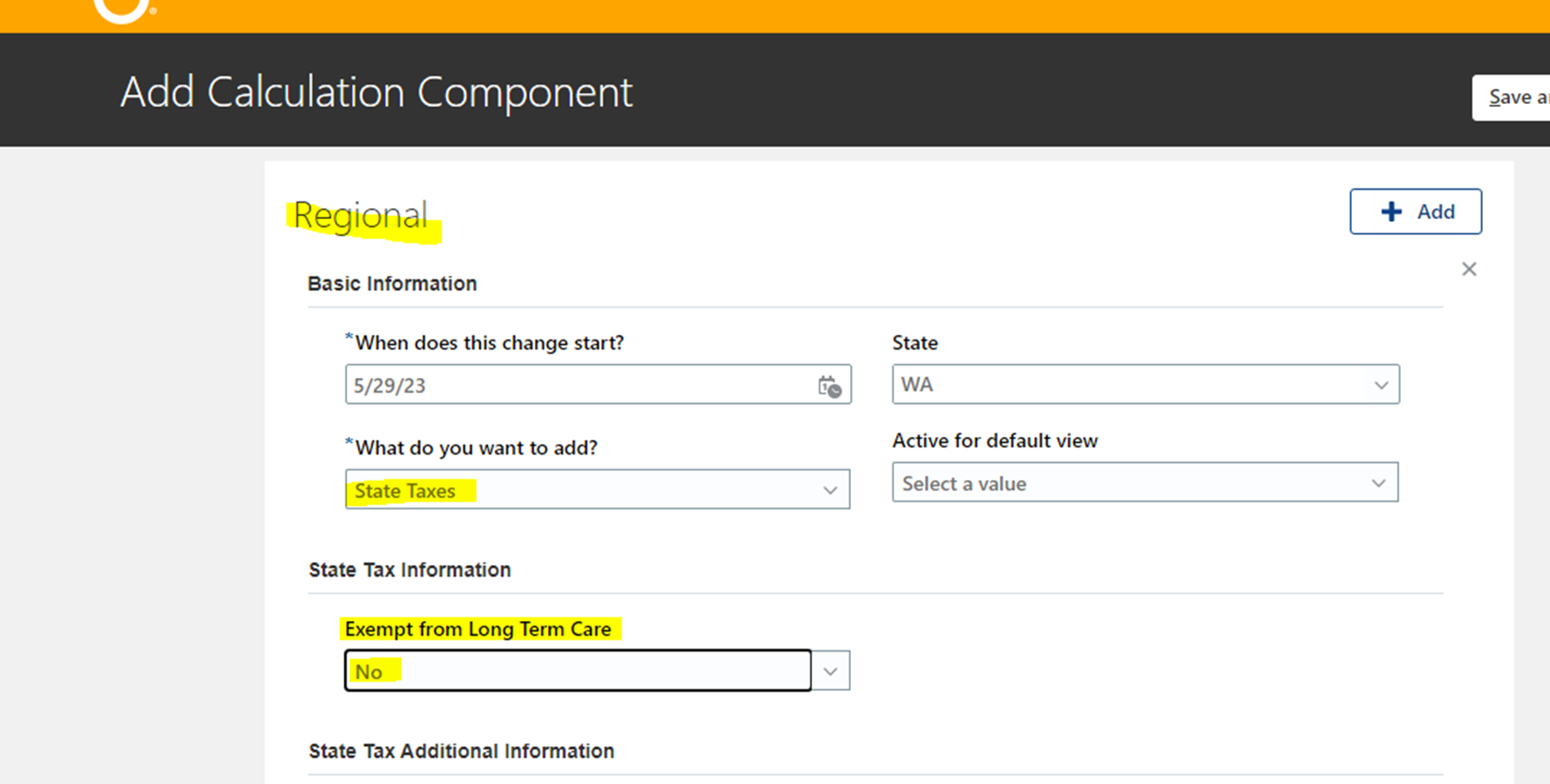Need Inputs For Hdl For Calculation Card For State Tax Information — Cloud Customer Connect
