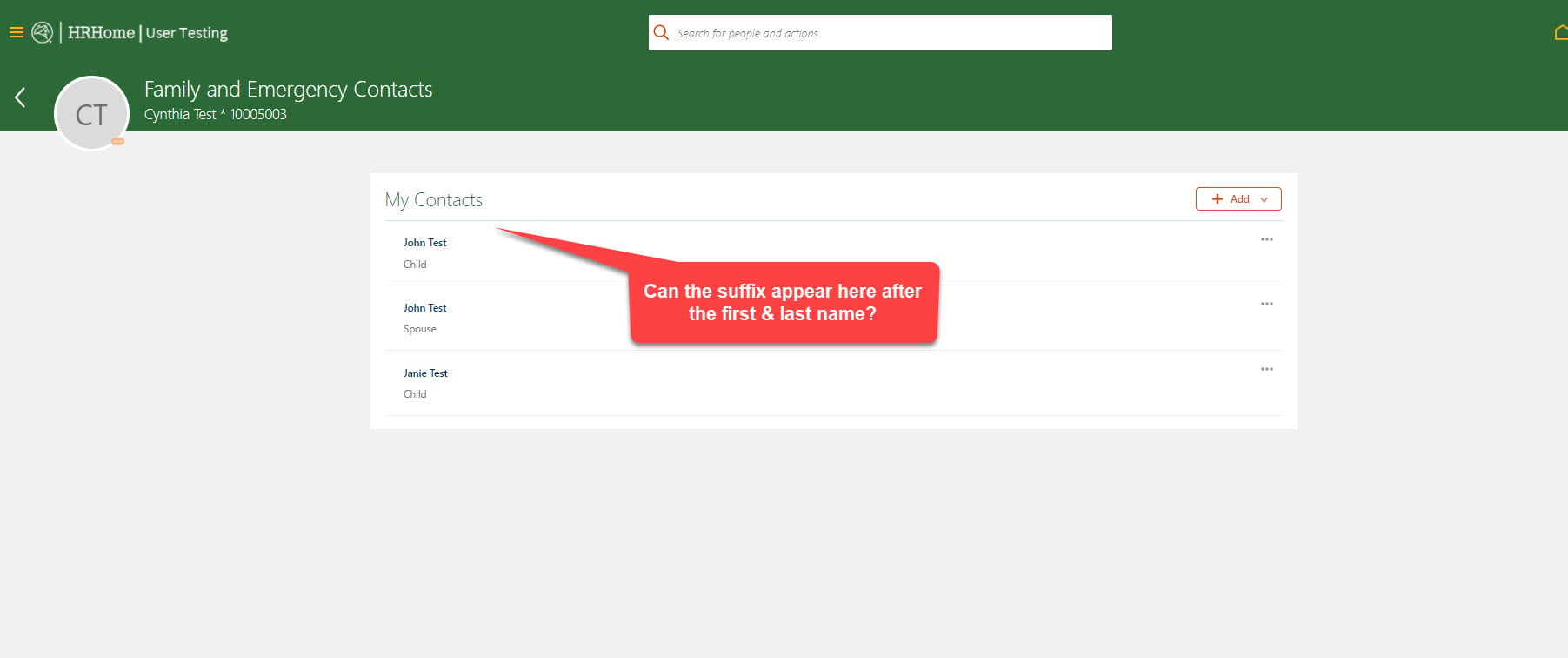 How to Include Suffix in Name Display? — Cloud Customer Connect