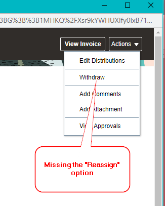 How do we get Reassign option back in BPM Worklist screen? It disappeared after 23B upgrade ...