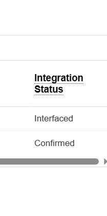 What is the Integration Status column in Receipts? What are possible ...