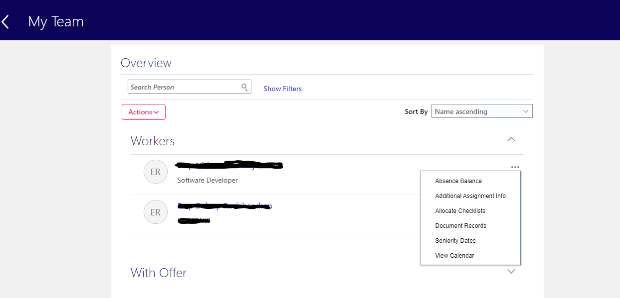 Line Manager Is Not Able To Access Employment Info In Hcm Fusion