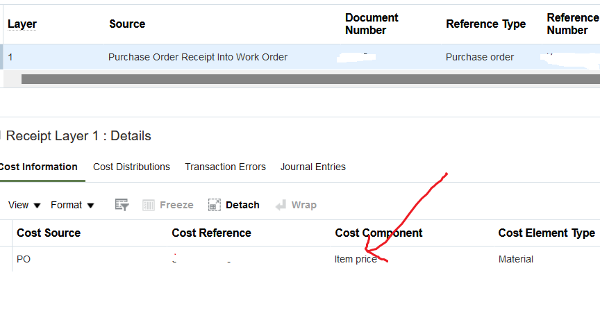 What is the significance of Cost Component mapping in Std costing ...