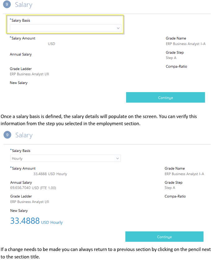 How do we make the Salary Amount "read only" via Visual Builder ...