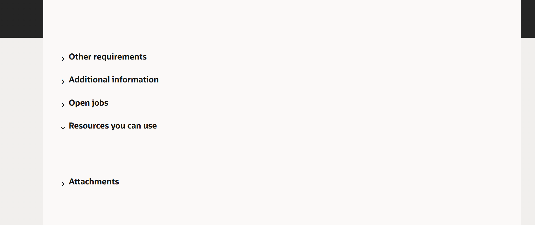 "Resources you can use" in Oracle Grow — Cloud Customer Connect