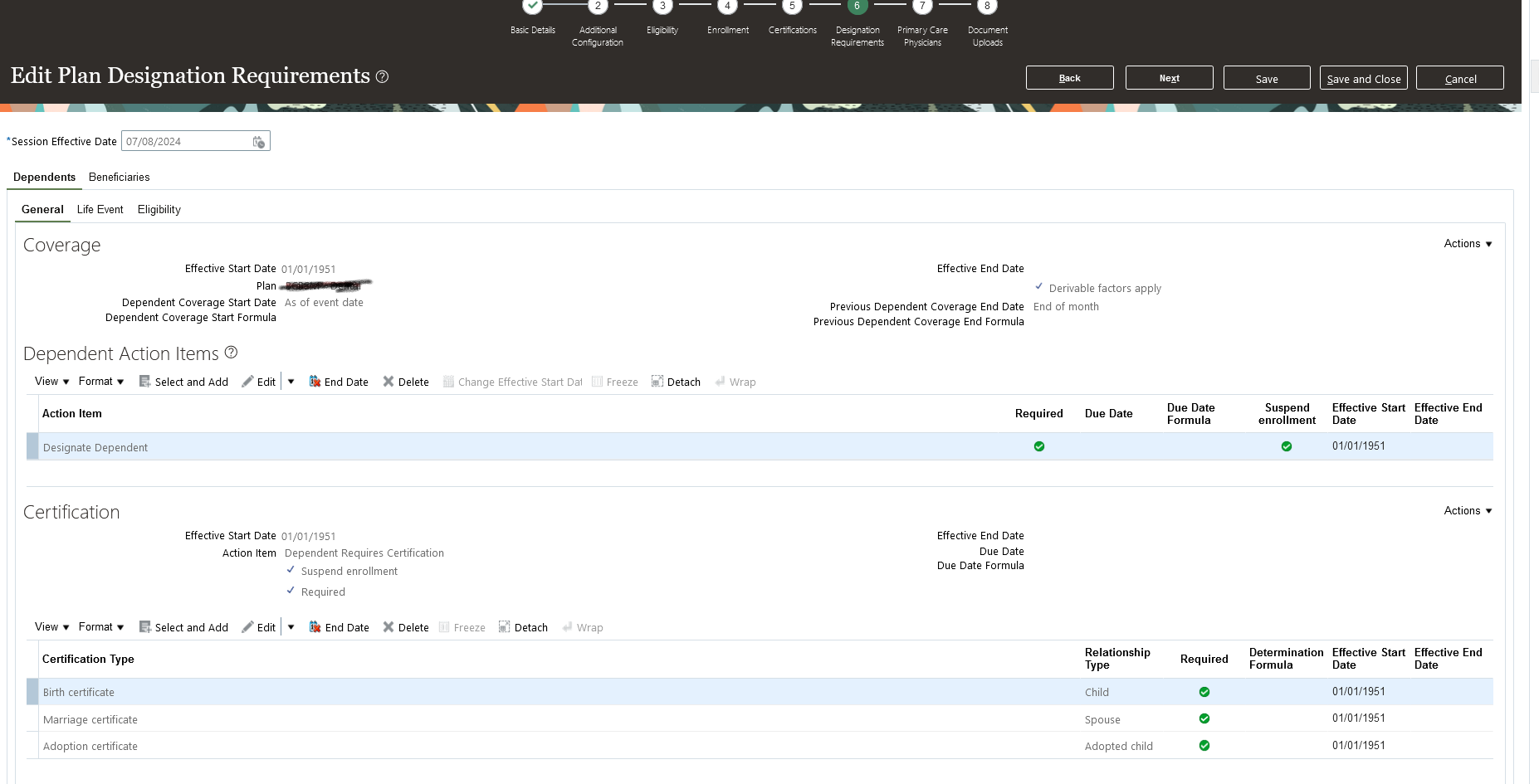 Dependent certification - Need a way to restrict — Cloud Customer Connect Dependent certification - Need a way to restrict — Cloud Customer Connect