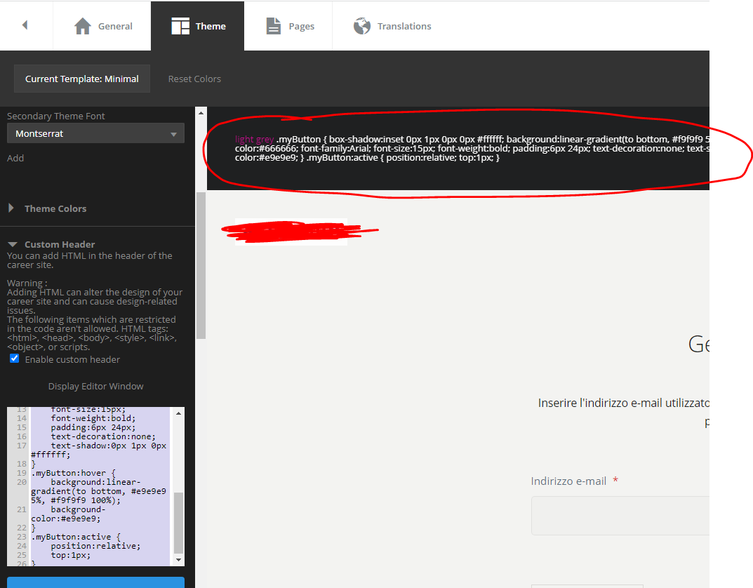 How to customize header career site? — Cloud Customer Connect How to customize header career site? — Cloud Customer Connect