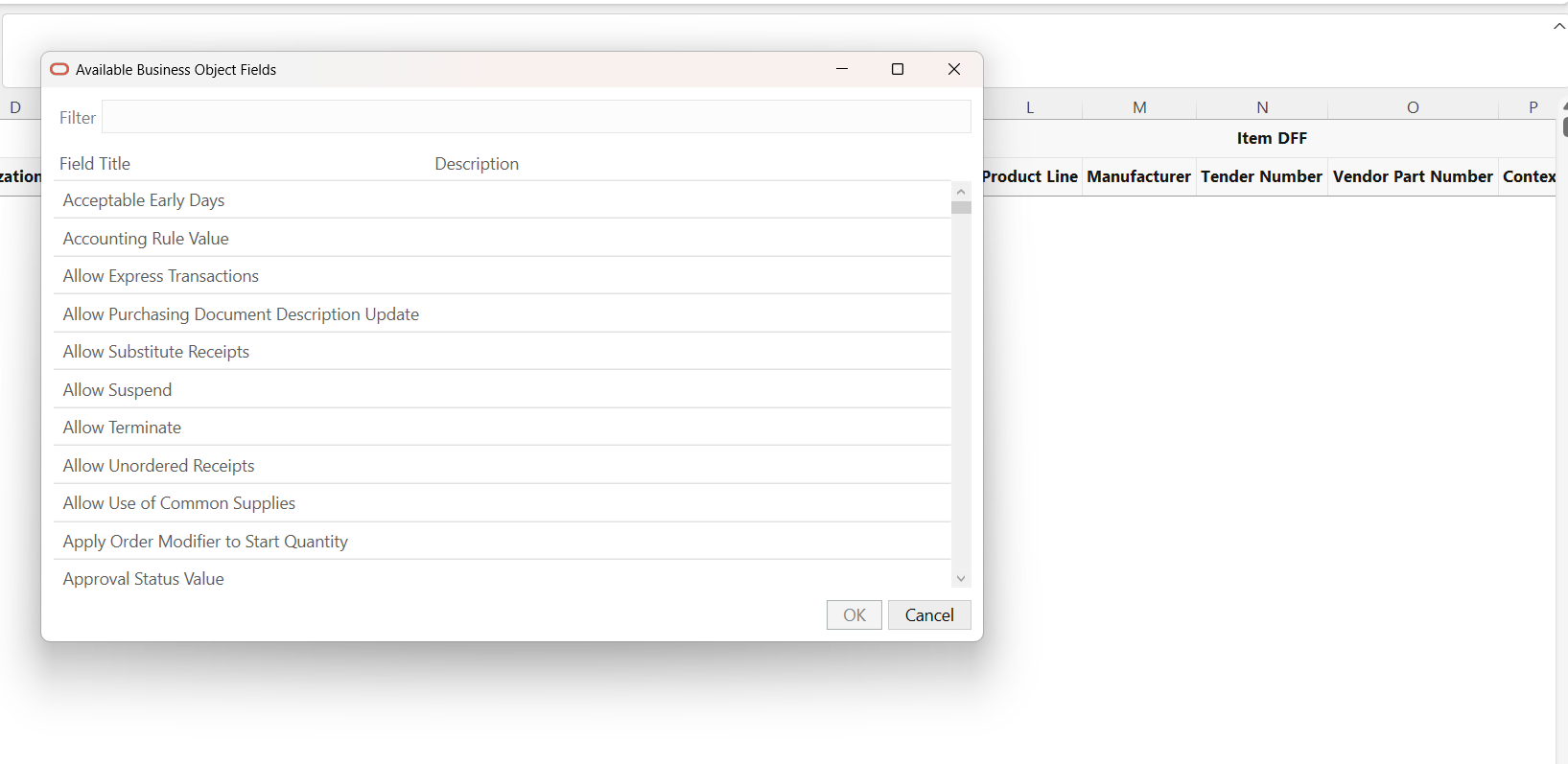 How to enable a DFF as a Search Attribute to Download in Oracle Visual ...