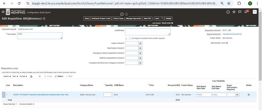 Distribute Project Costs Option Not Available In New Rssp Page — Cloud Customer Connect