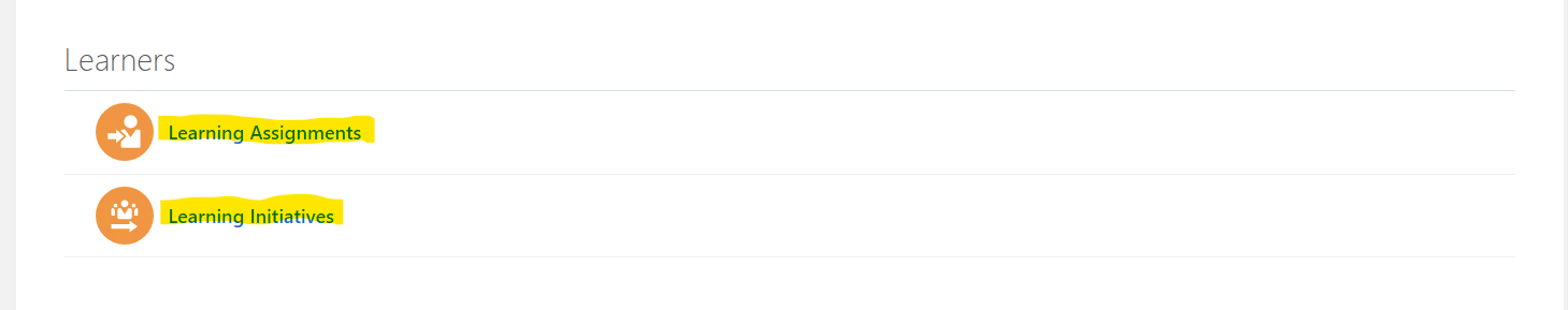 Display only Learning Initiative data from the WLF_EVENT_ASSIGNMENTS_F table — Cloud Customer ...