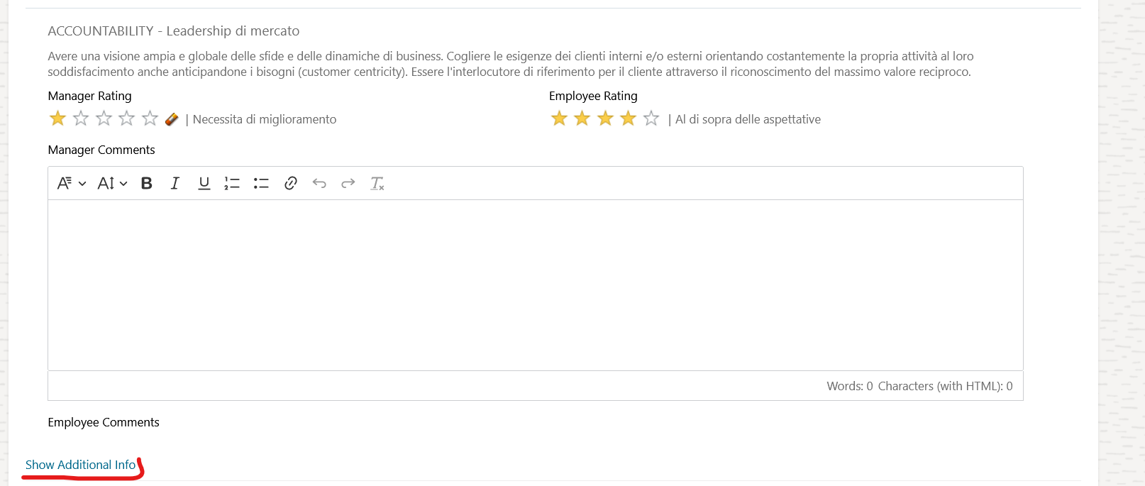 How To Hide Participant Feedback Subsection — Cloud Customer Connect