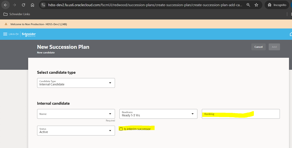 How To Hide Ranking And Interimsuccessor Field On Candidate Page Of Redwood Succession Page