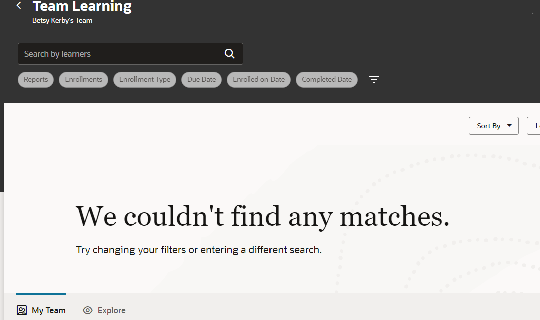 In 23c Assign Learning Is Not Displayed In Redwood My Team Ui — Cloud