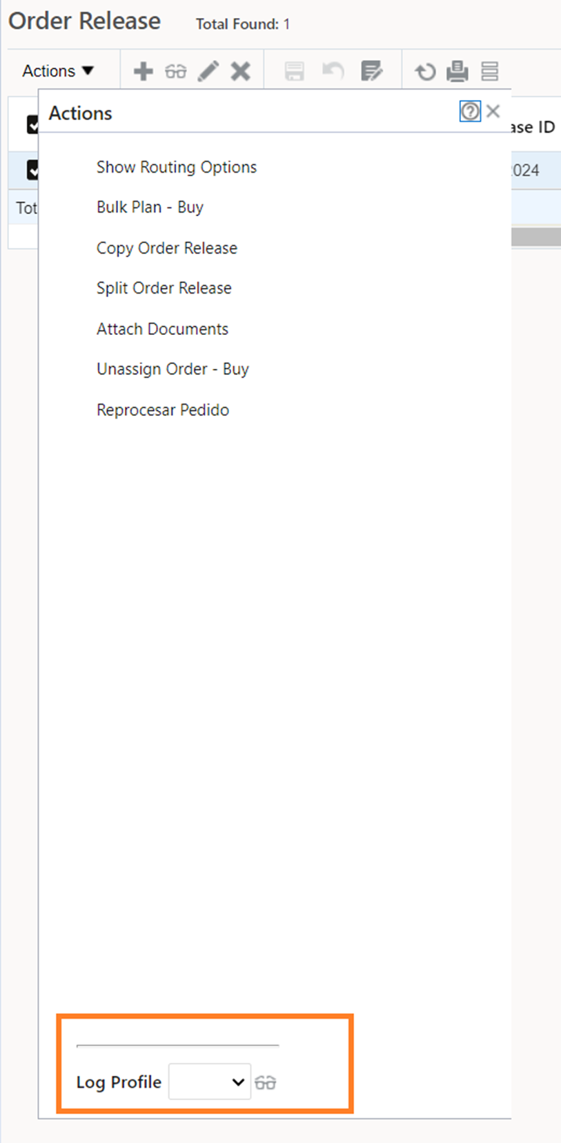 Disablehide Log Profile In Screen Set 24a — Cloud Customer Connect 