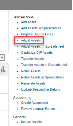 How to create a role to allow user to Adjust Assets on a single asset not using spreadsheet ...
