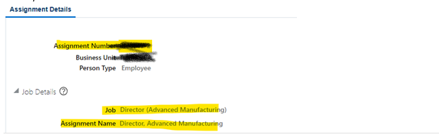 How to update the assignment name along with the job title change ...