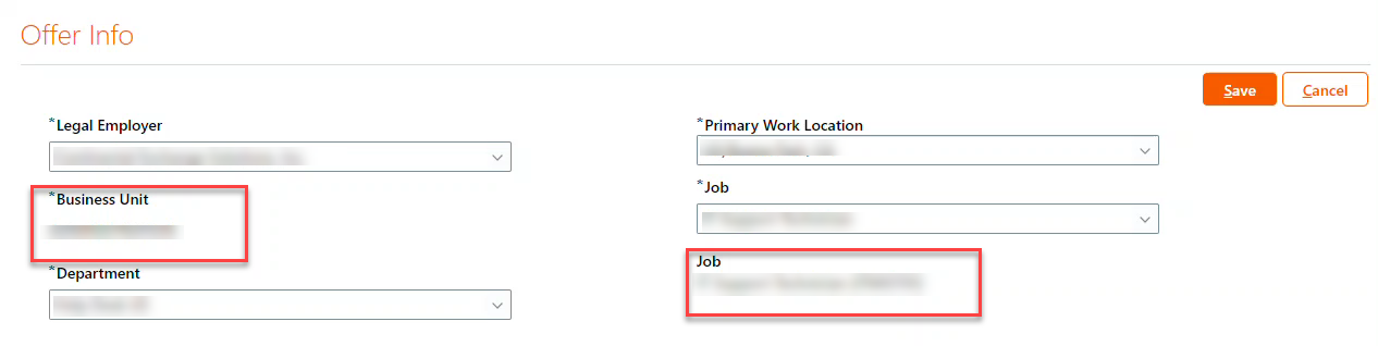 How To Update Business Unit On A Posted Job Requisition — Cloud Customer Connect