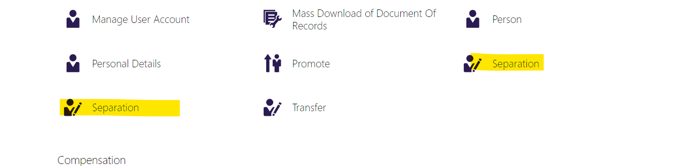 Quick Action page terminate icon duplicated — Cloud Customer Connect