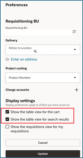 Display settings are impacting the mobile application view as the ...