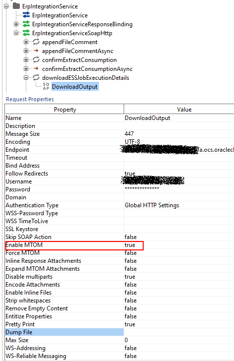How To Download Ess Job Log And Output From Soapui — Cloud Customer Connect