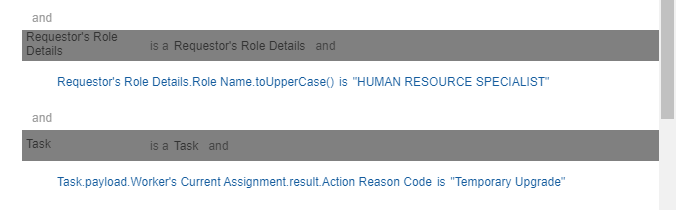 ChangeSalaryApprovalTask flow errors when using reason code in condtion ...