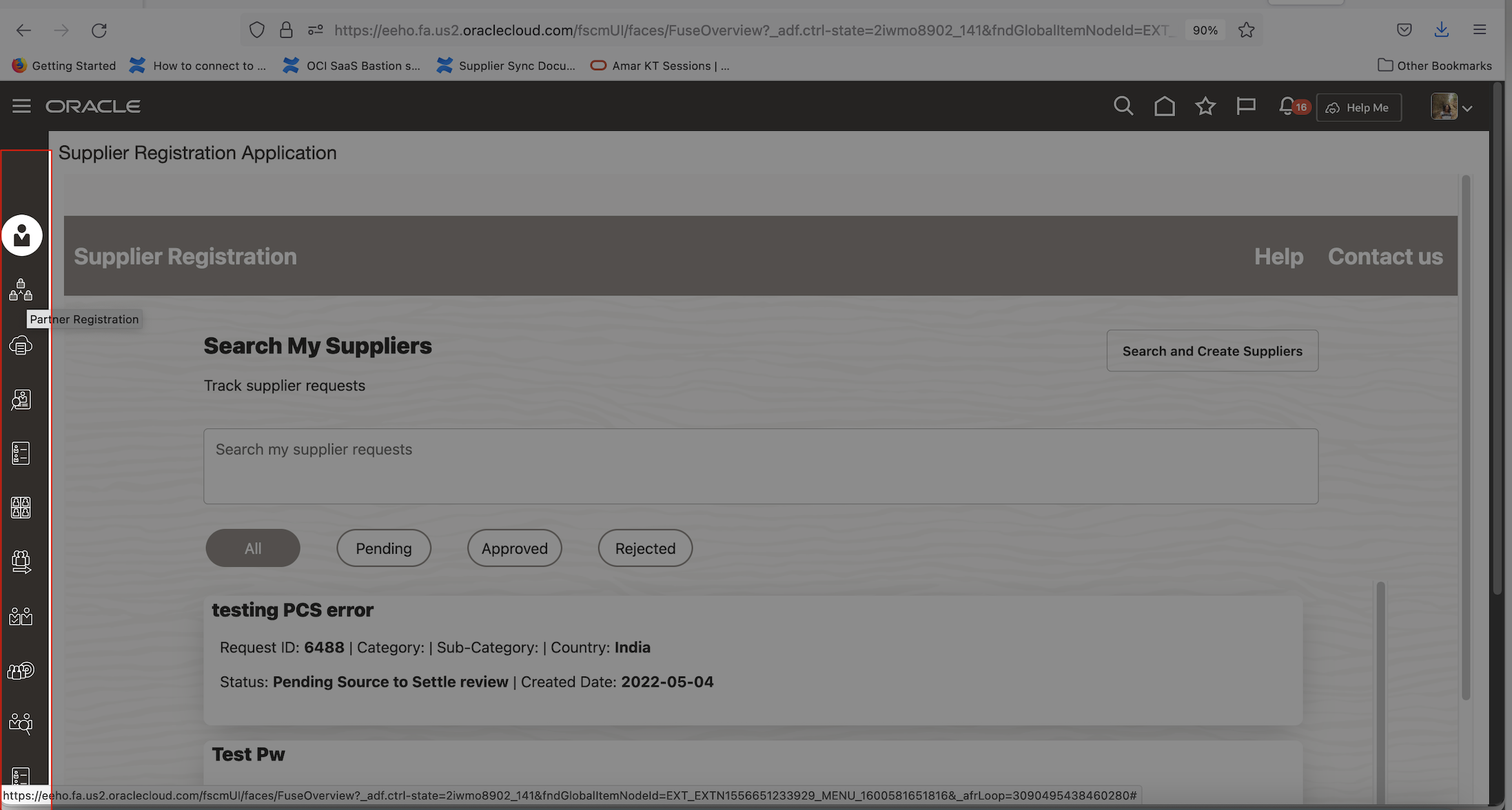 vertical tabs created using Page Integration Wizard should show label /Title with Icon — Cloud ...