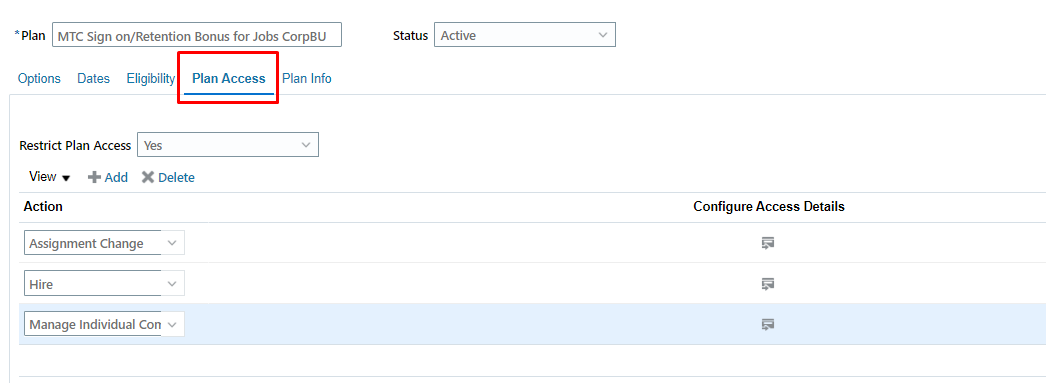 Can we restrict the plan access using roles while creating ICP plans — Cloud Customer Connect