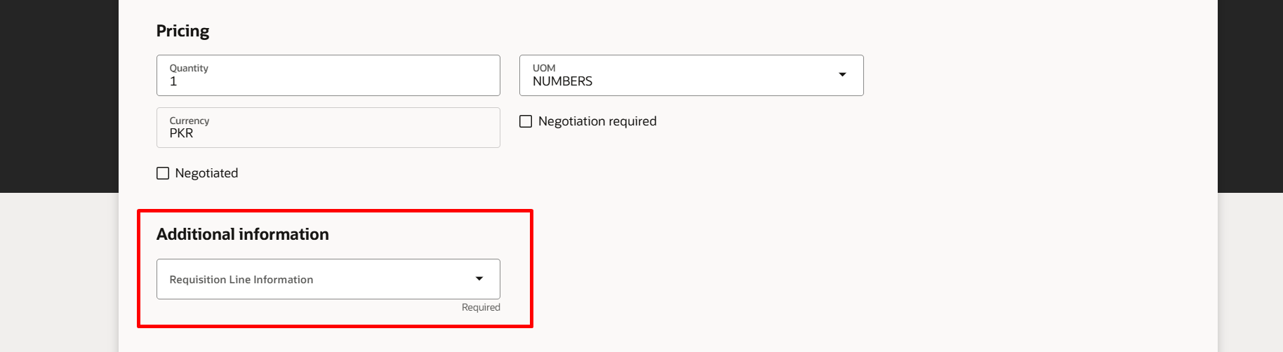 Dff Context Is Not Defaulting In Requisition Lines In Redwood Form — Cloud Customer Connect