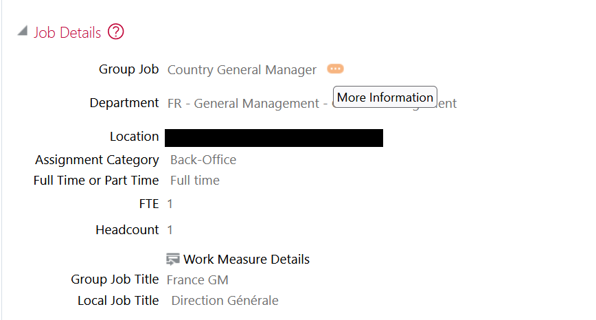 Unable to make job Info section visible in Employment Info page — Cloud ...