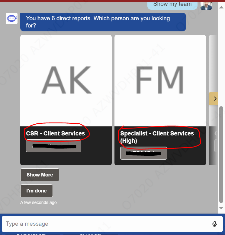 How to replace Job name with Position Name in card displayed for direct reports in ODA — Cloud ...