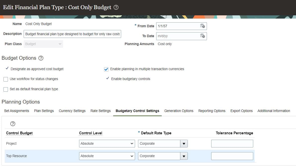 How to set up monthly project budget in absolute level — Cloud Customer ...