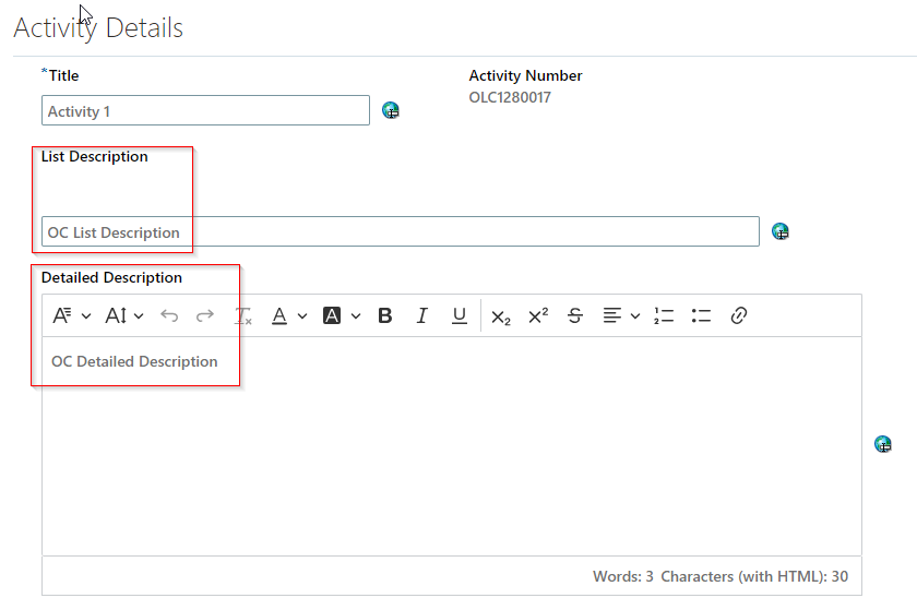 Redwood Ess Activity List Description Is Not Visible To Learner — Cloud Customer Connect