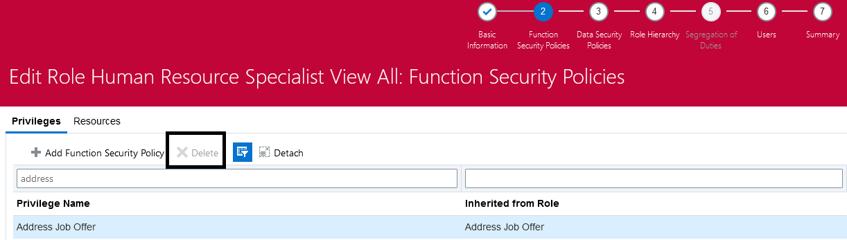 How To Delete Privilege From A Role — Cloud Customer Connect