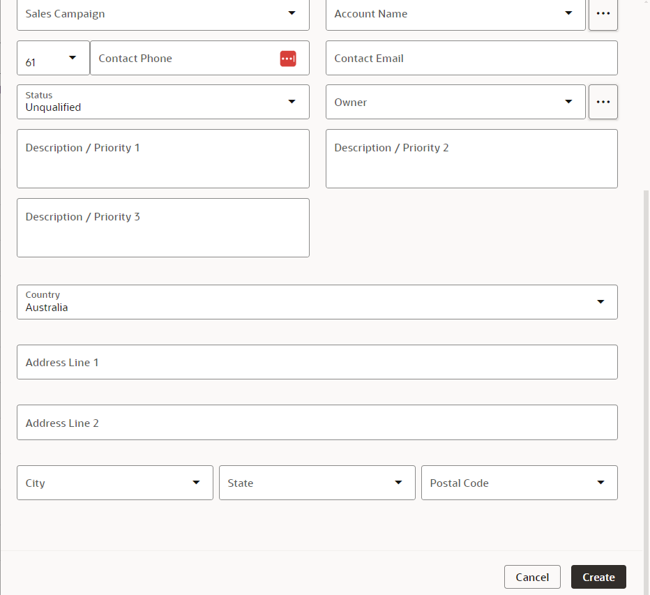 How to increase field display width for address fields in Redwood Sales ...