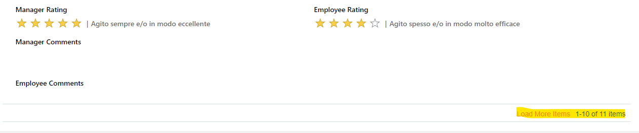 How To Expand All Items In Performance Document Without Going In A Secondary Page — Cloud