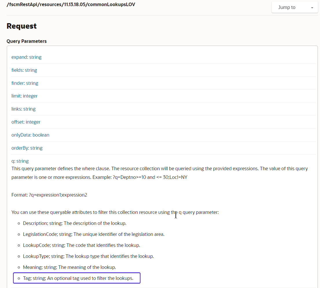 ¿How can I filter by Tag in REST API? — Cloud Customer Connect