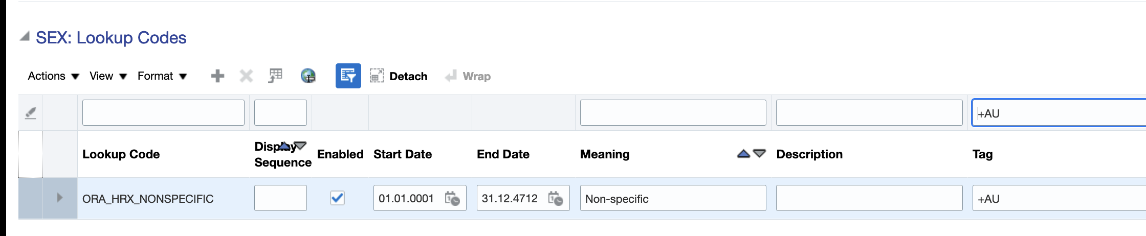 How to display country-specific values for gender and title LOVs on the ...