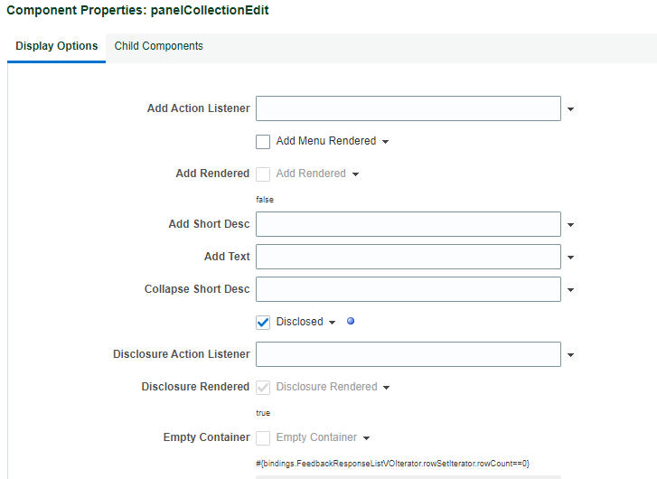 Expand sections by default on the Check-In and Feedback pages — Cloud Customer Connect