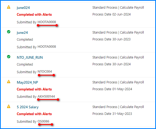 Restrict Flow under Payroll > View Flows — Cloud Customer Connect