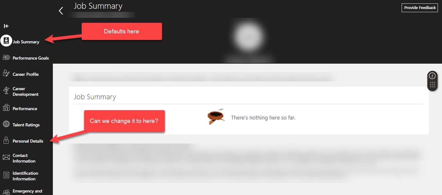 Create deep link to different tab within Person Spotlight — Cloud ...