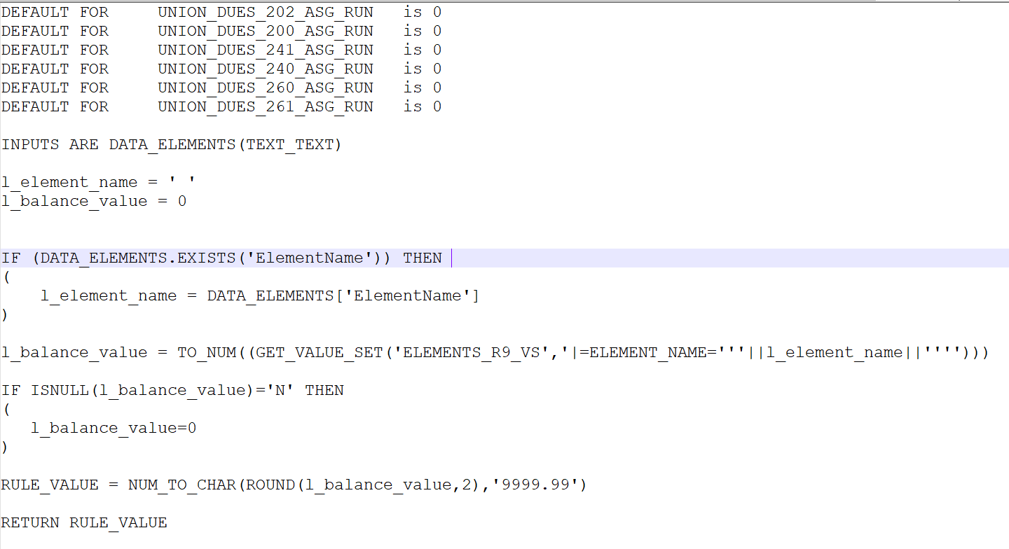 Get Database Items Dynamically In Fast Formula — Cloud Customer Connect
