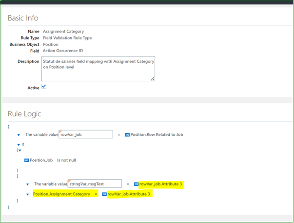 Need to restrict the Assignment Category Based on selected Job — Cloud Customer Connect