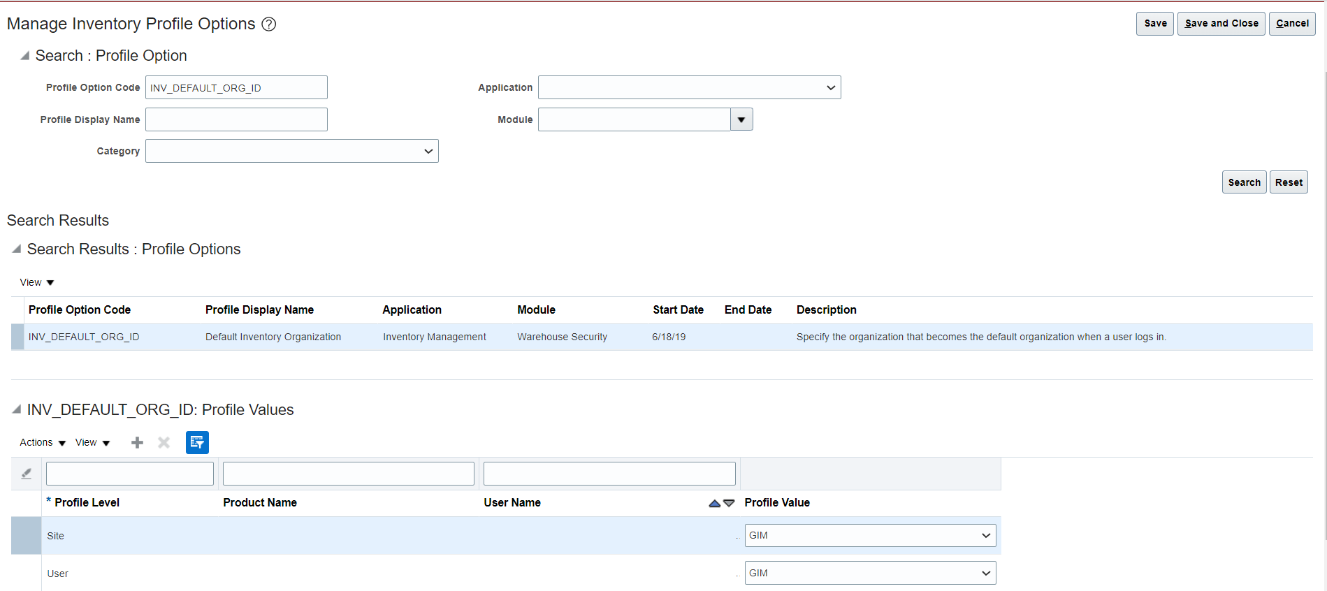 What role/privilege will give access to Manage Inventory Profile ...