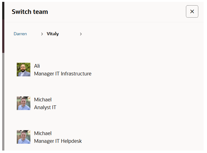 Switch Team for Goals Shows Old Assignments — Cloud Customer Connect
