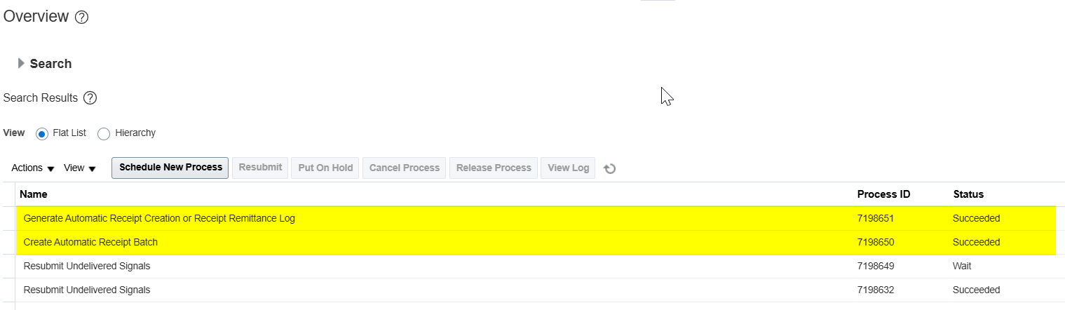 Receipts are not created via "Create Automatic Receipt" task — Cloud ...