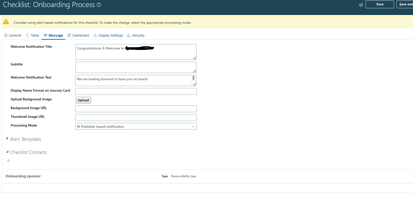 Stop welcome email trigger in enterprise onboarding — Cloud Customer Connect