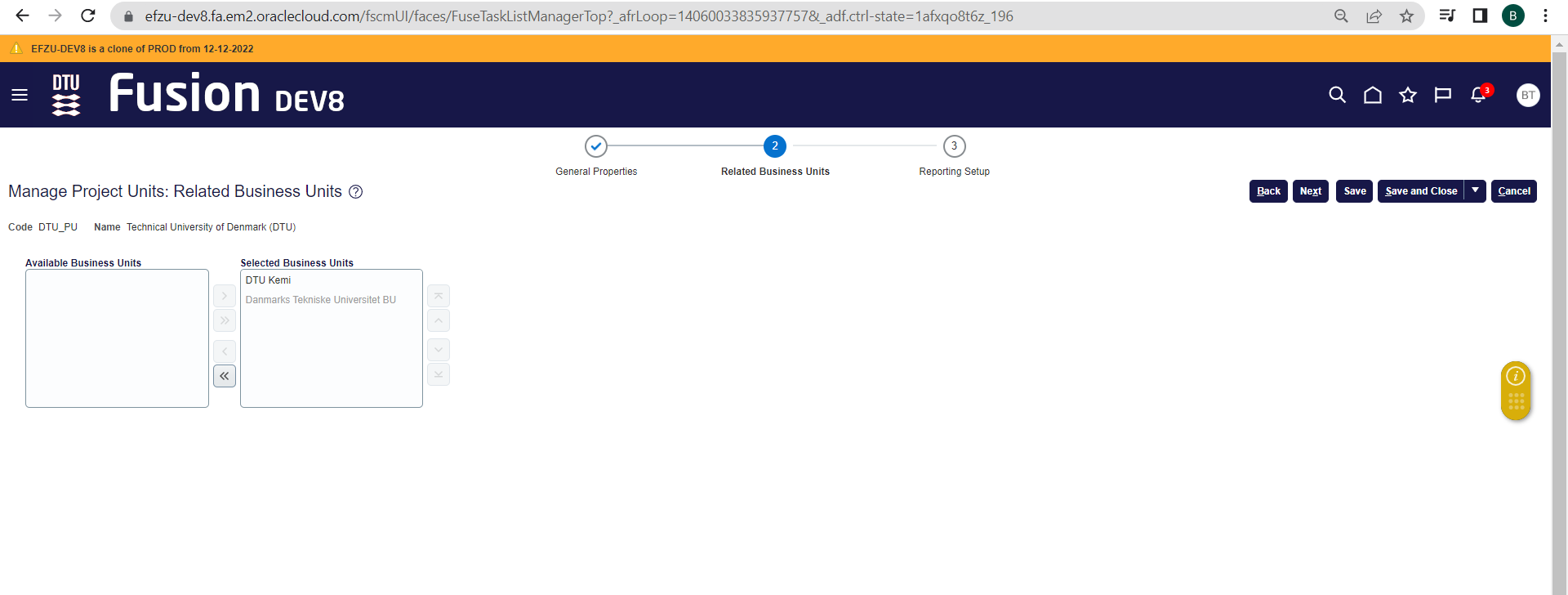2nd Requisition Bu Cant Projects From Bu 1 — Cloud Customer Connect
