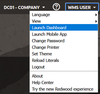 WMS Launch Dashboard — Cloud Customer Connect